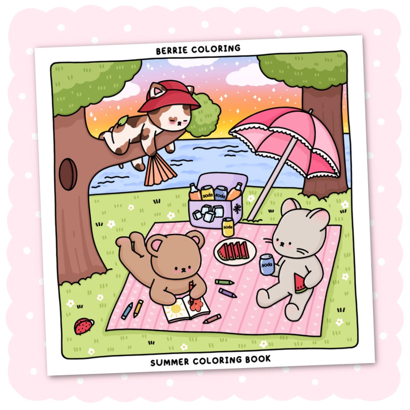 Summer Coloring Book – Berrie Coloring